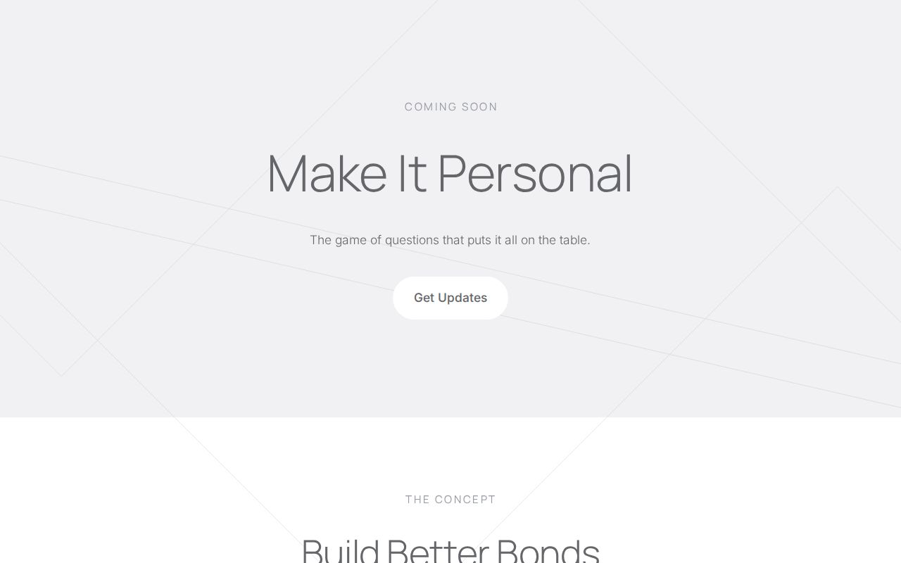 Make It Personal